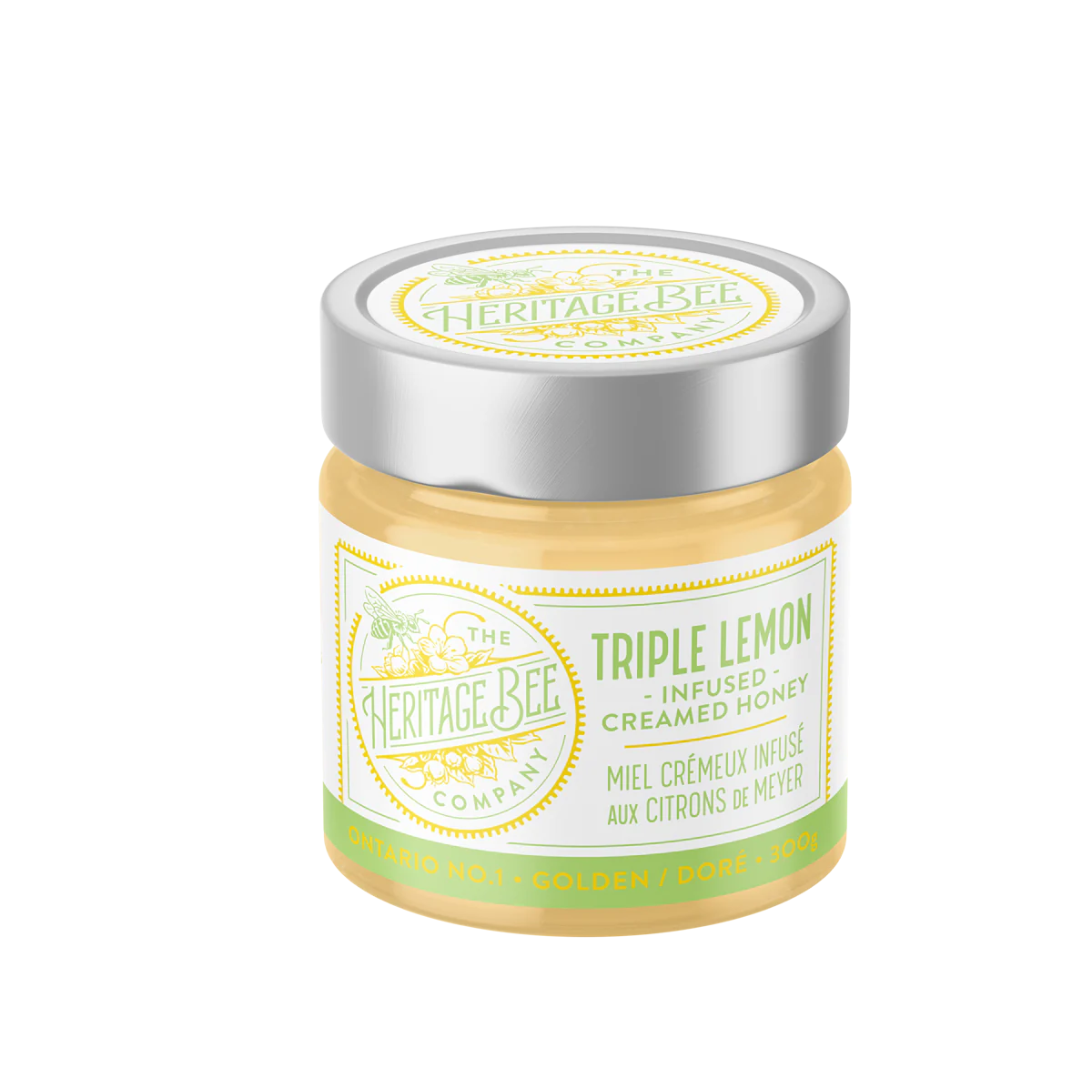 Triple Lemon Infused Cream Honey 300g - Blue Mountain Tea Co